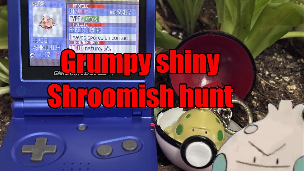 It took 6 months to get the grumpiest Shiny Shroomish! - Pokemon Ruby ...