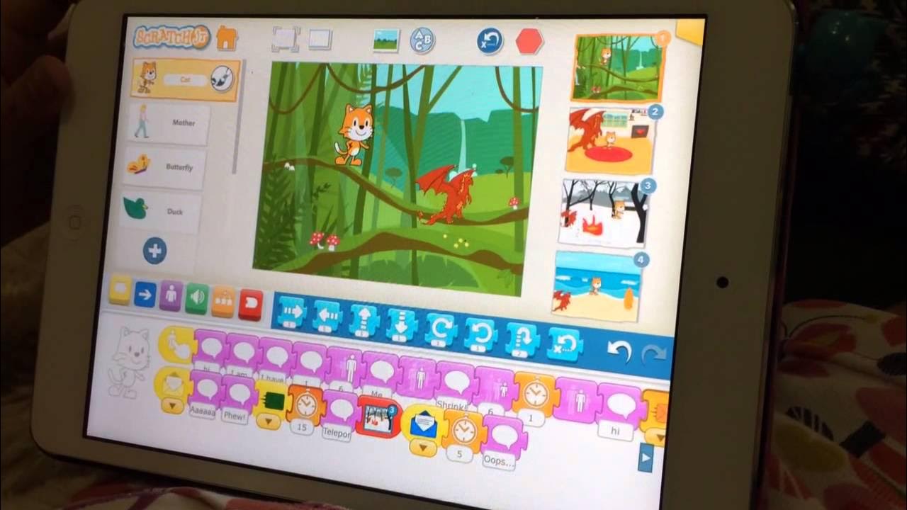 Story in Scratch Jr - YouTube