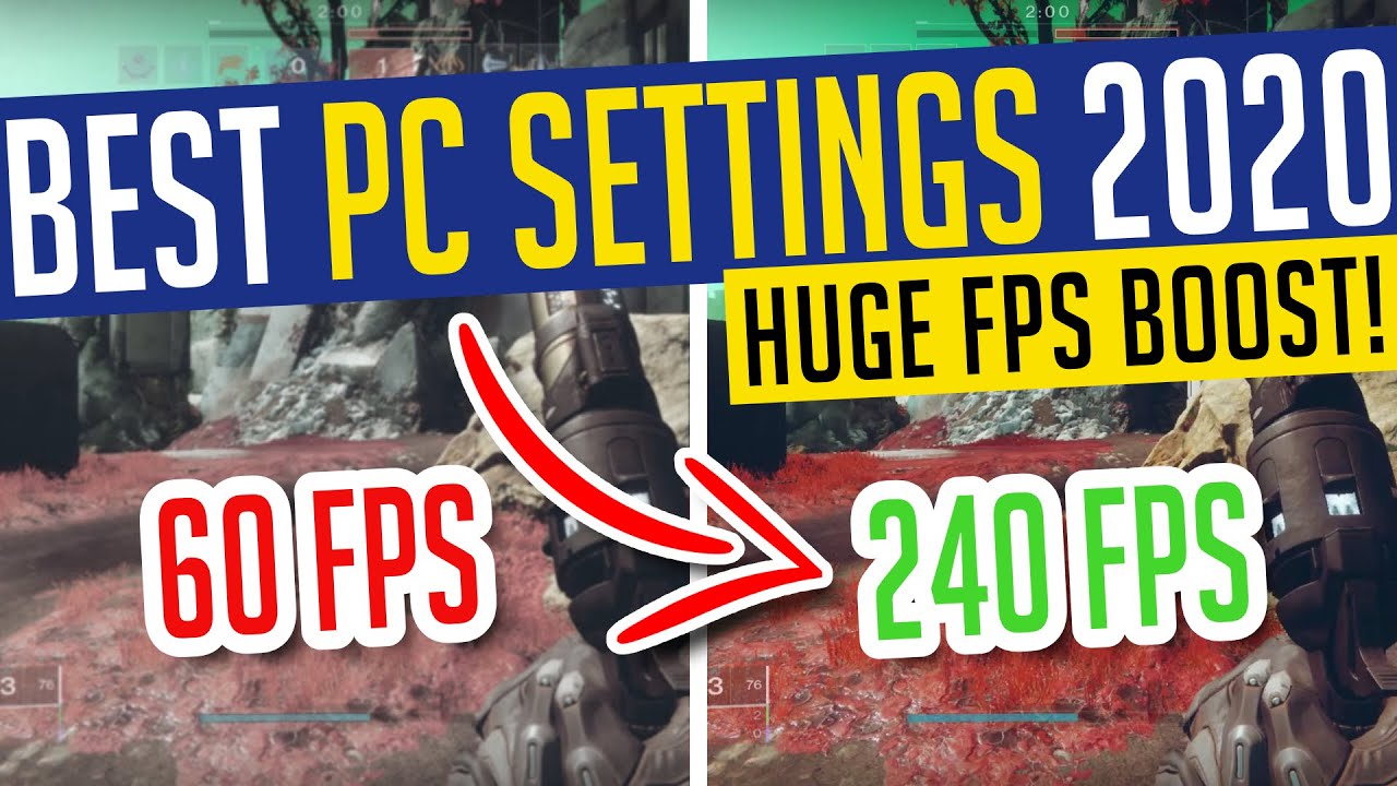 Destiny 2 | BEST PC SETTINGS 2020! Easy FPS Boost & Improved Graphics ...