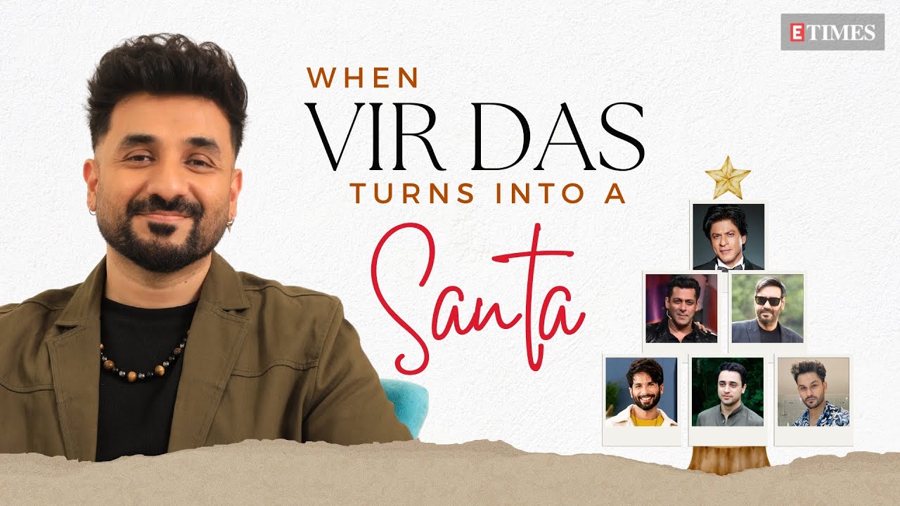 If I Was A SANTA Ft. Vir Das | Shah Rukh Khan, Salman Khan, Imran Khan ...