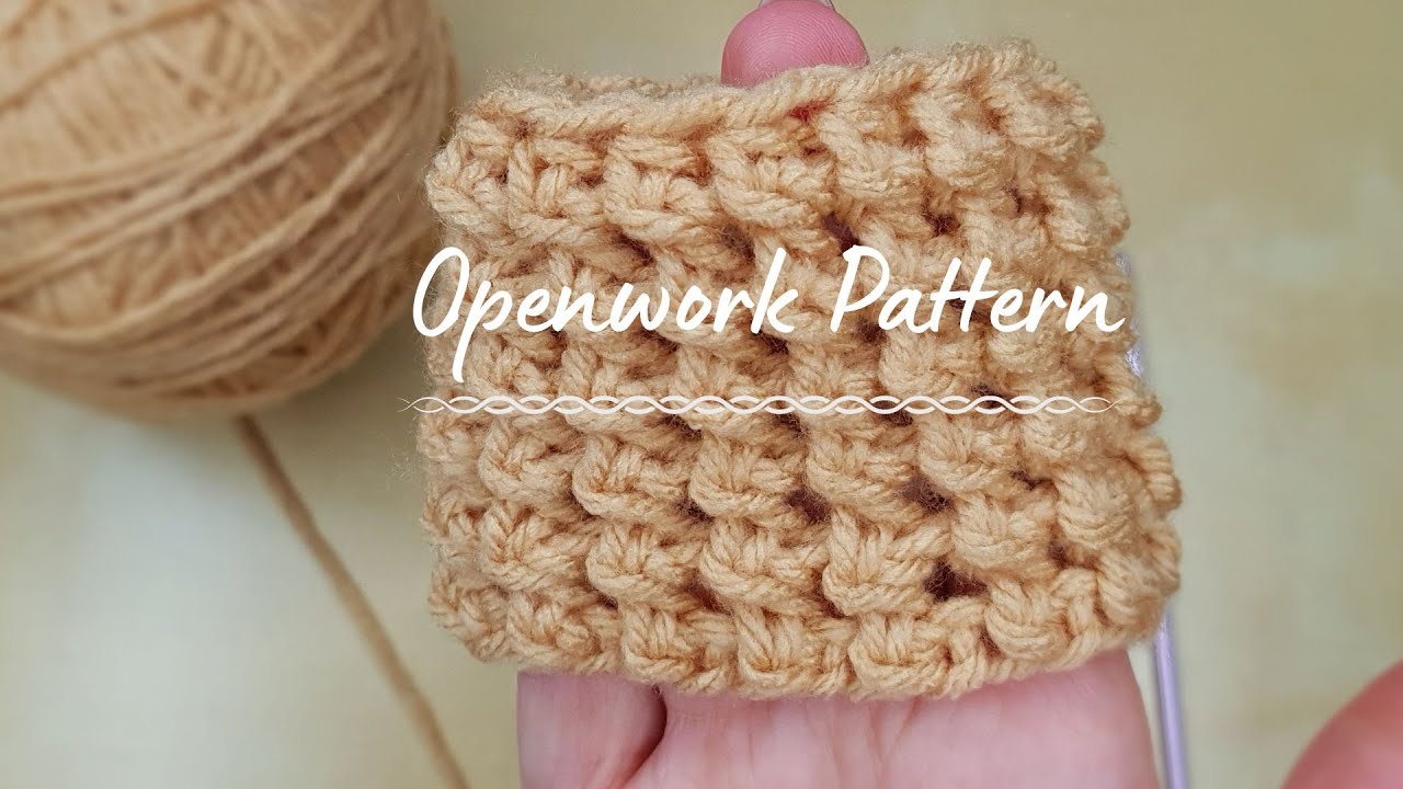 Very Beautiful Openwork Crochet Pattern. Detailed Tutorial - YouTube