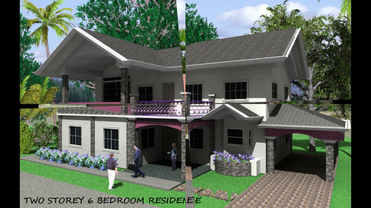 HOUSE DESIGN IDEAS | TWO STOREY RESIDENCE | Exterior Perspectives - YouTube