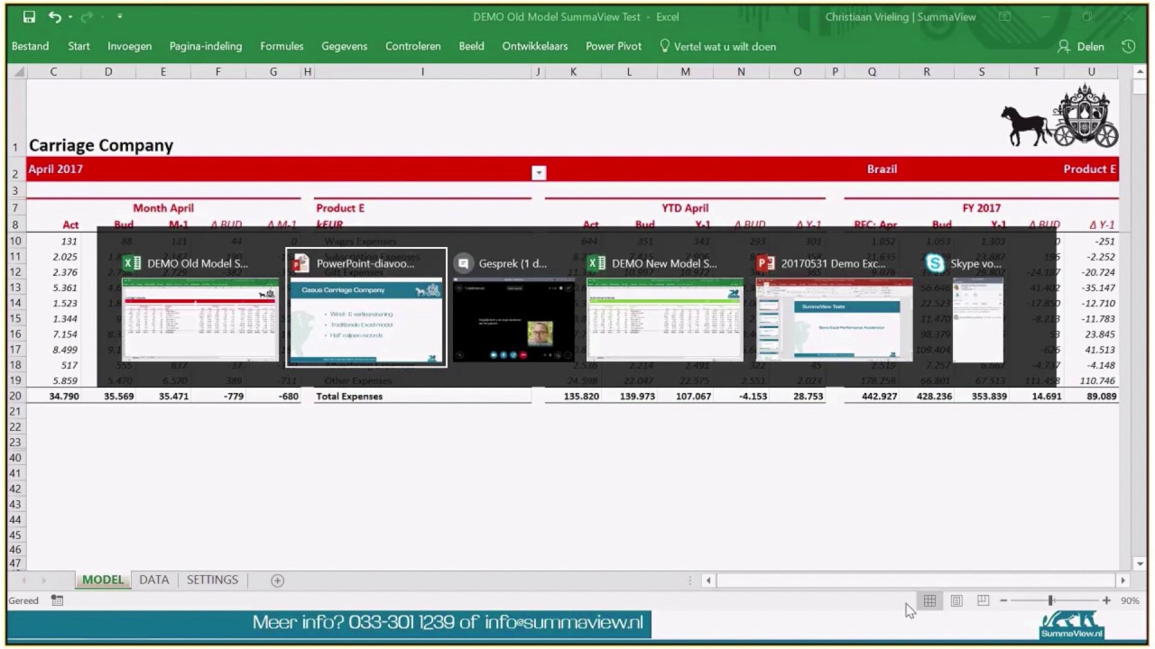 Demo Excel Performance Accelerator III - YouTube