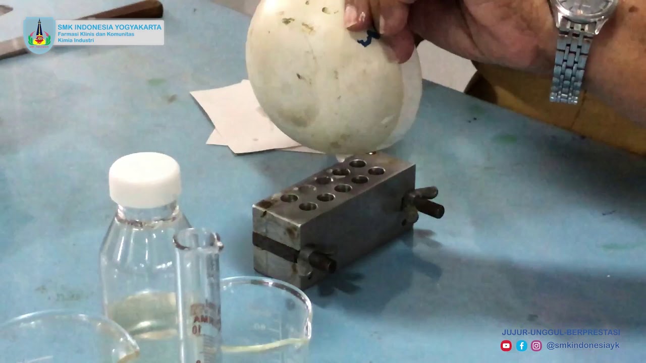 Praktek Resep 3 - Suppositoria Dipanaskan - YouTube