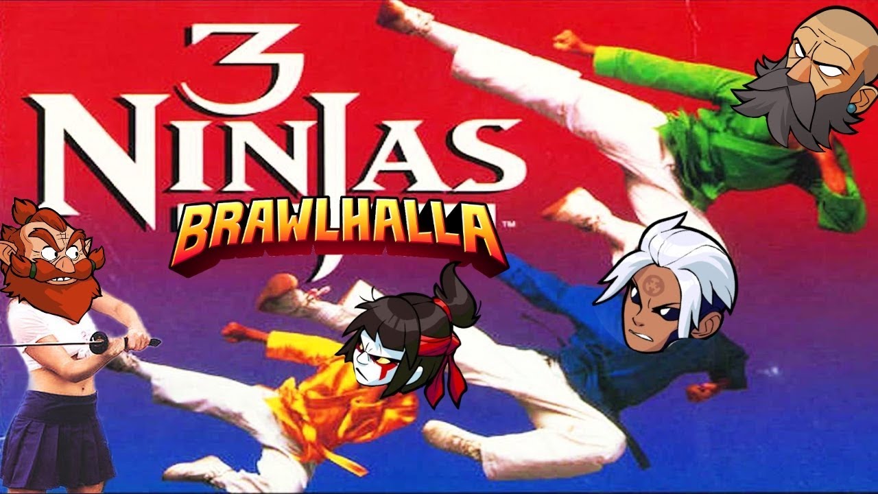 NINJA STRIKEOUT! • Val - Hattori - Wu Shang • Brawlhalla Gameplay - YouTube
