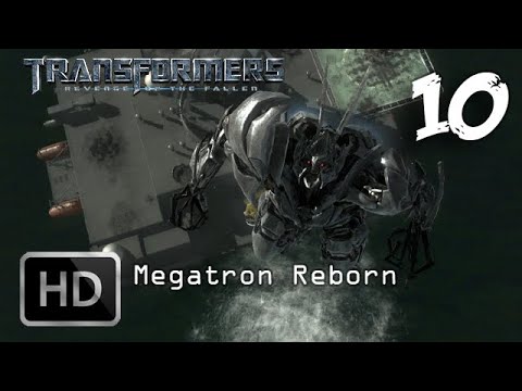 Transformers Revenge of the Fallen Part 10 - Autobot M7, Megatron Reborn - YouTube