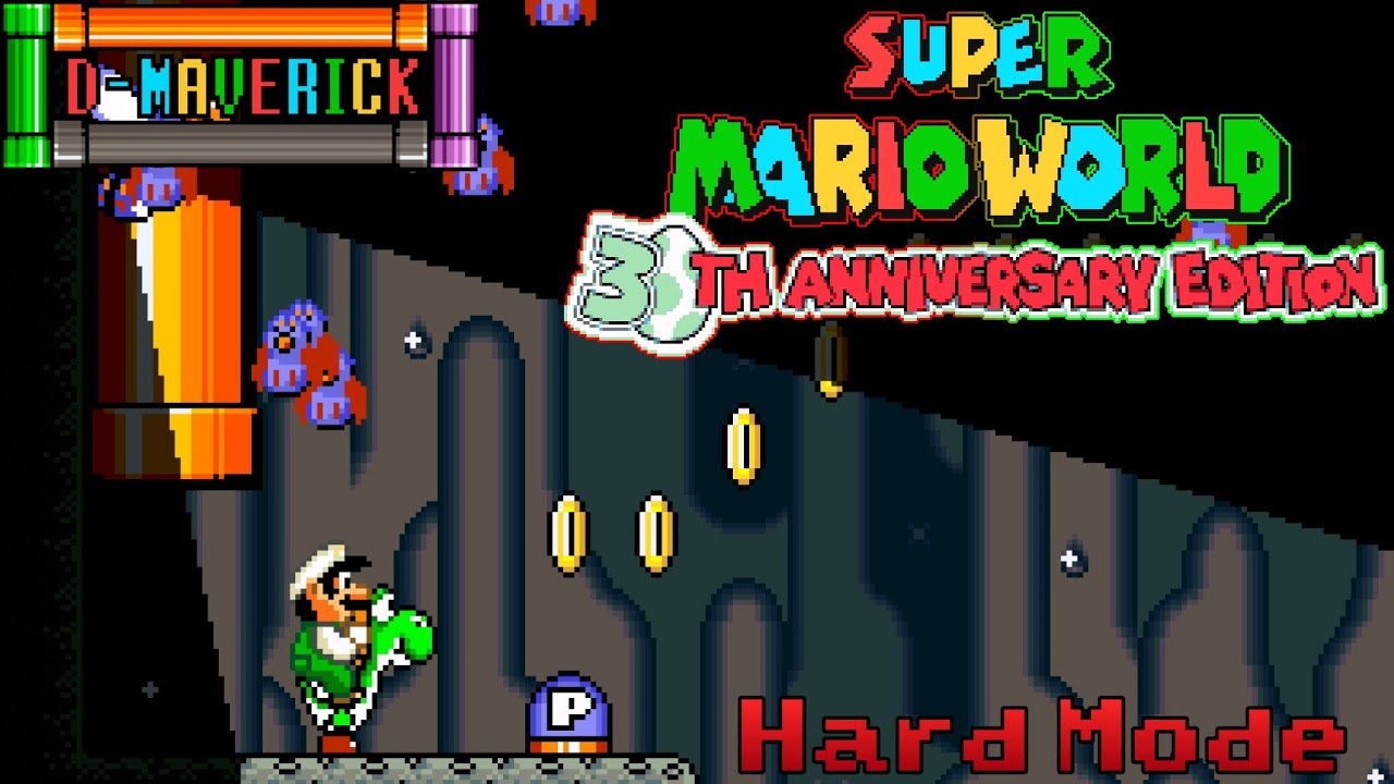 SMW - 30th Anniversary Edition (Hard Mode) Parte 1 - YouTube
