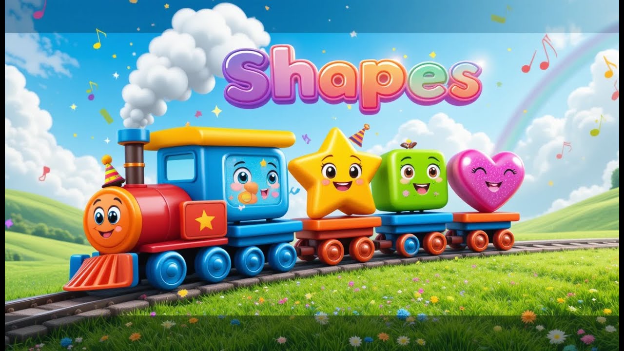 The Shapes Song | Nursery Rhymes | Nursery Rhymes With Lyrics - YouTube