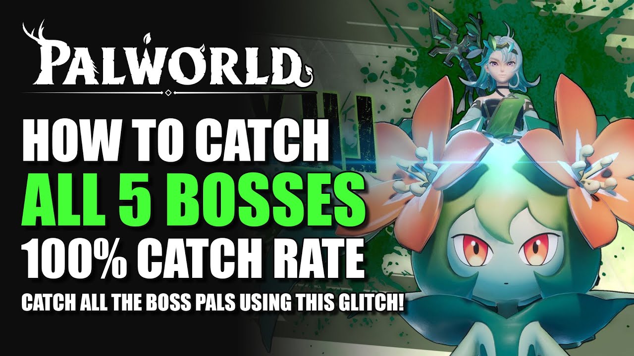 Palworld - How to Catch ALL 5 BOSSES *AFTER PATCH v0.1.4.1* - YouTube