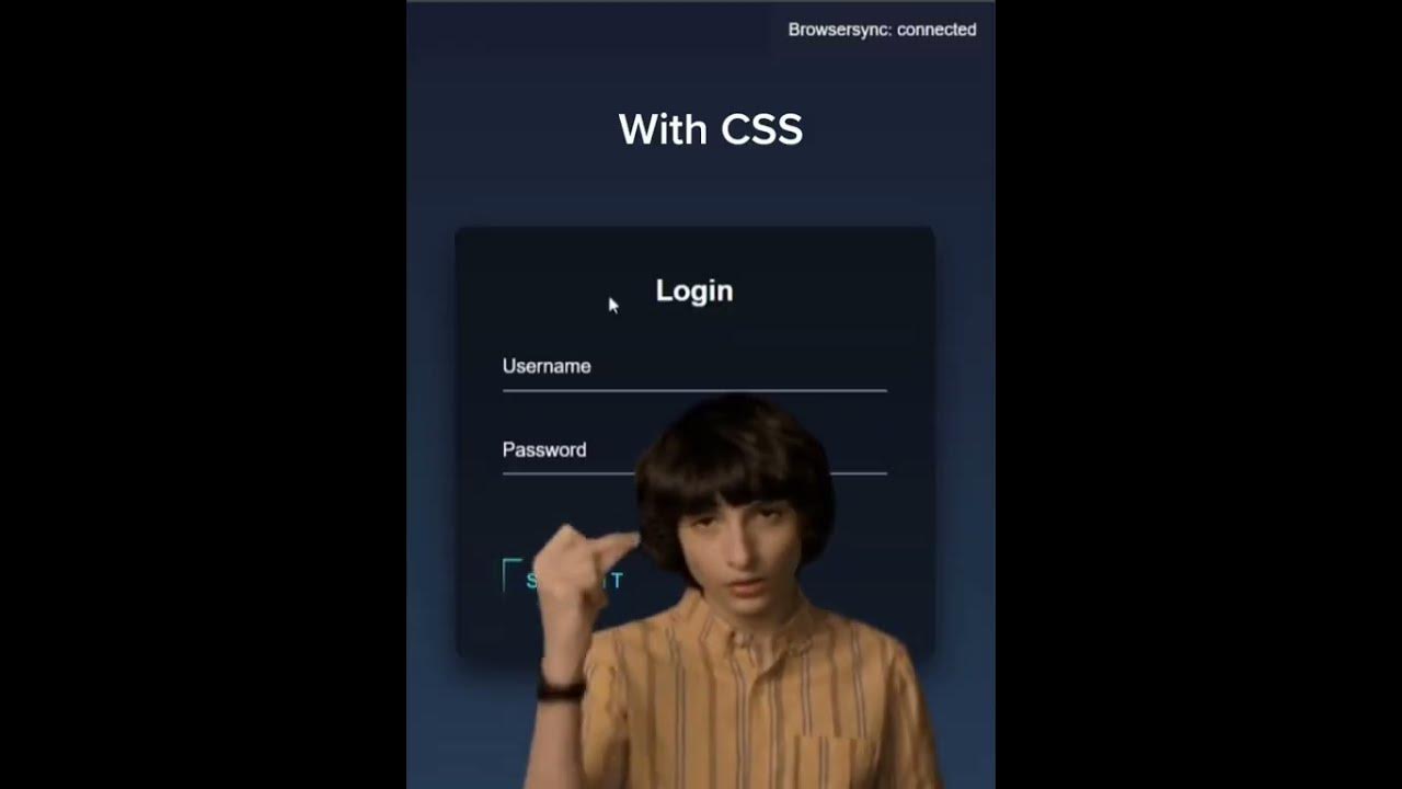The Power Of Css 😻 Webdesign Coding Programming Webdeveloper Login Youtube