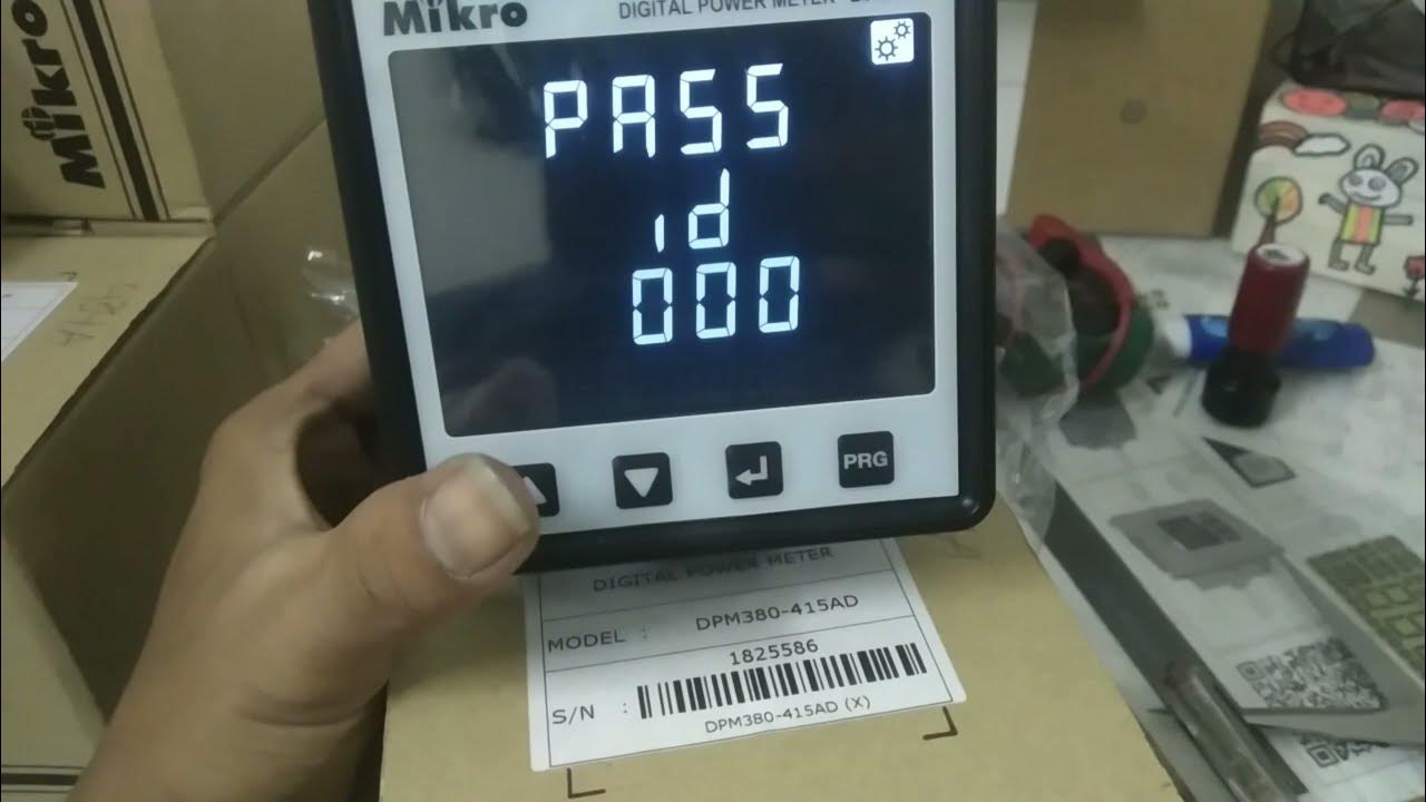 MICRO DIGITAL POWER METER | DPM 380 - YouTube