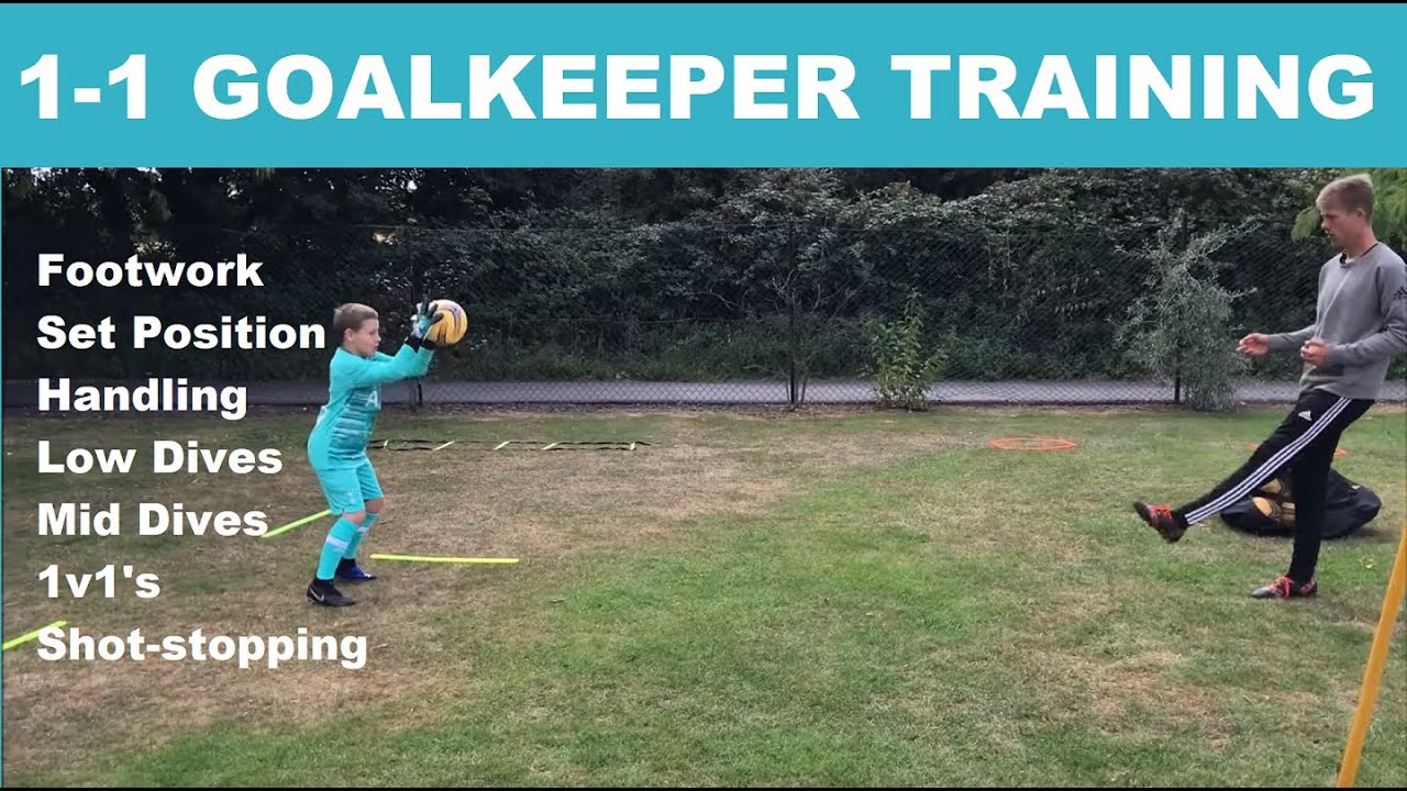 Goalkeeper Training Session - Footwork, Set Position, Handling, Low ...