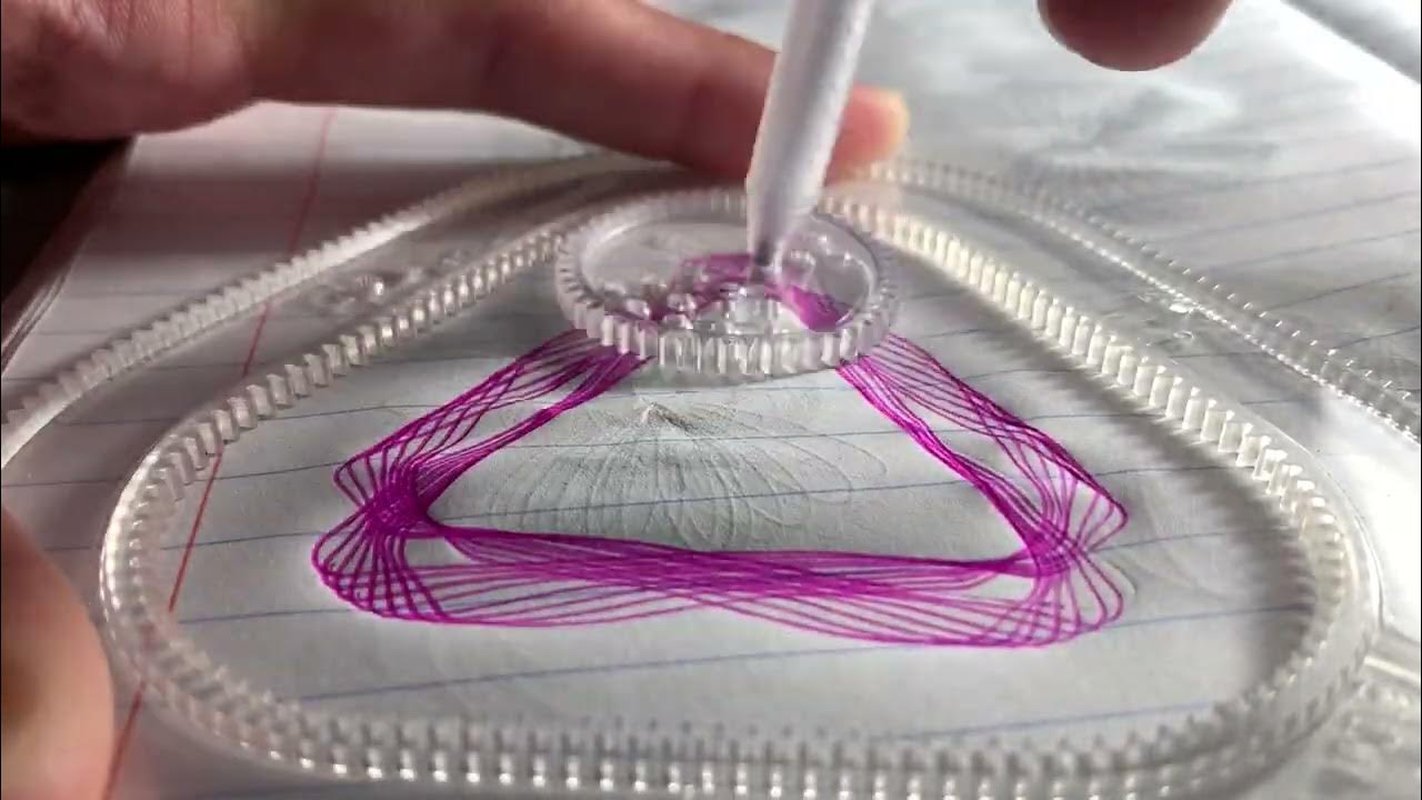 Rose triangle. Spirograph design - YouTube