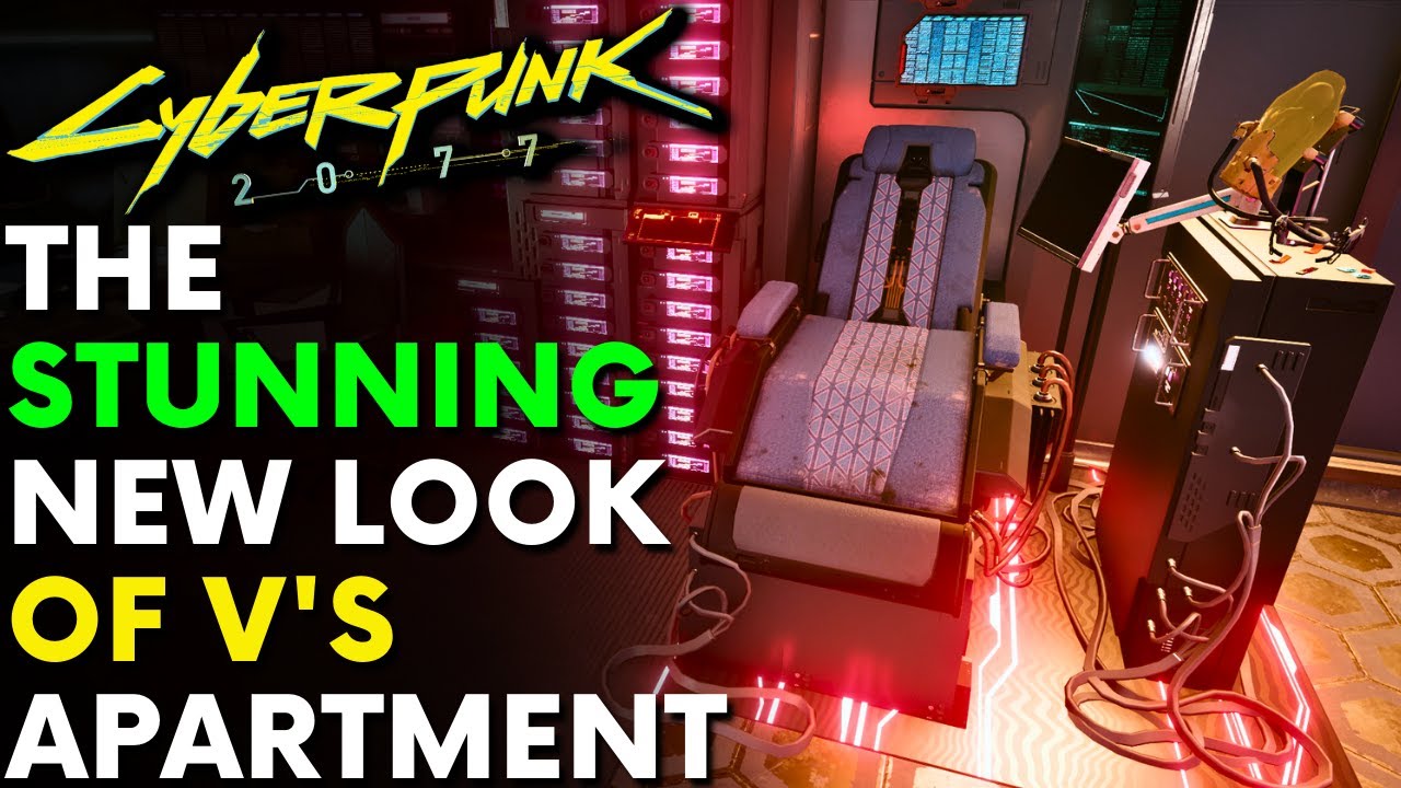 New Netrunner Apartment For V In Cyberpunk 2077 [Mod] - YouTube