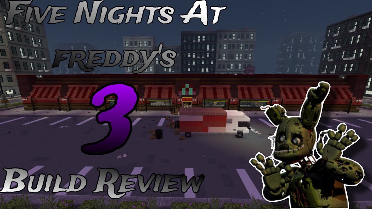 Fnaf 3 Map Review |•| Minecraft:Bedrock Edition |•| Five Nights At ...