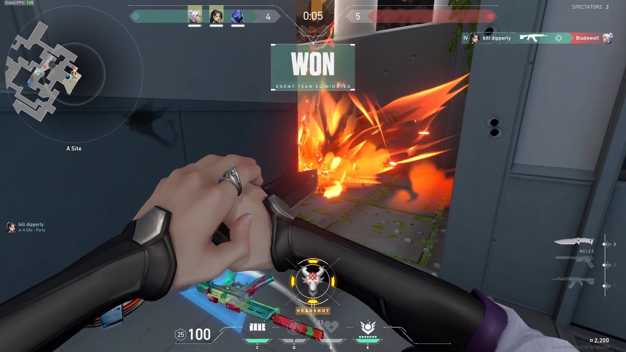 [UHD - 4K 60fps] Battle Sage | Quadra | Split | Valorant | bill ...