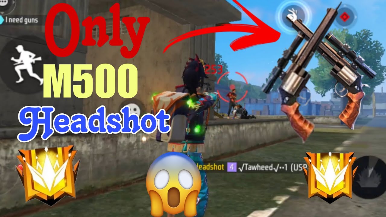 M500 Challenge free fire | M500 Headshot Gameplay | Poco X5 Pro ...