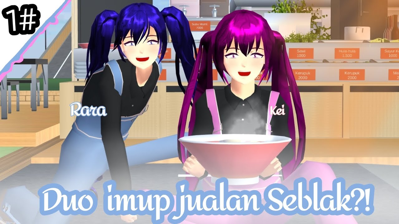 DUO IMUP~ JUALAN SEBLAK?! (DRAMA SAKURA SCHOOL SIMULATOR) semoga sukaa ...