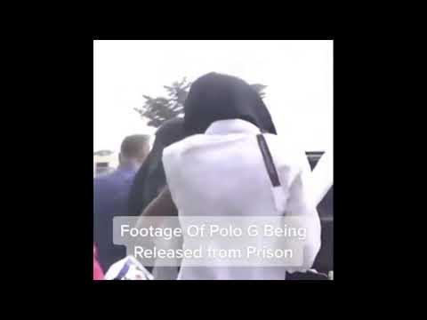 Footage of Polo G getting released from prison