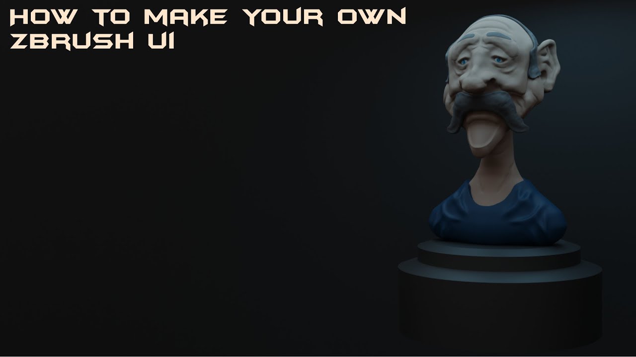 How to make a custom UI in Zbrush - YouTube
