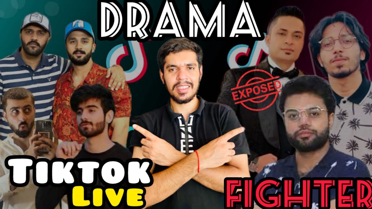 TikTok live fighting drama exposed😱 ducky bhi vs rajab butt vs umer but fights 😨 - YouTube