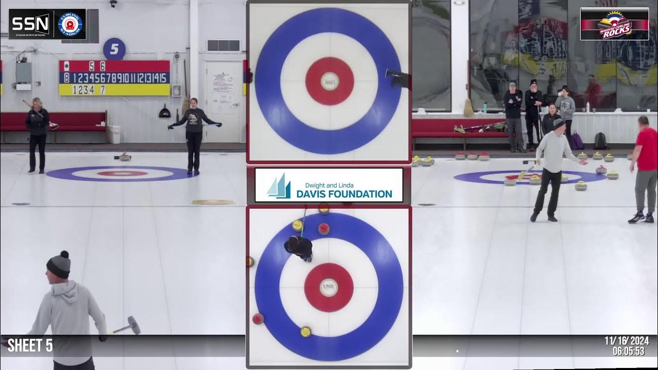 Curling Stadium Wausau Sheet 5 11-16-24 - YouTube