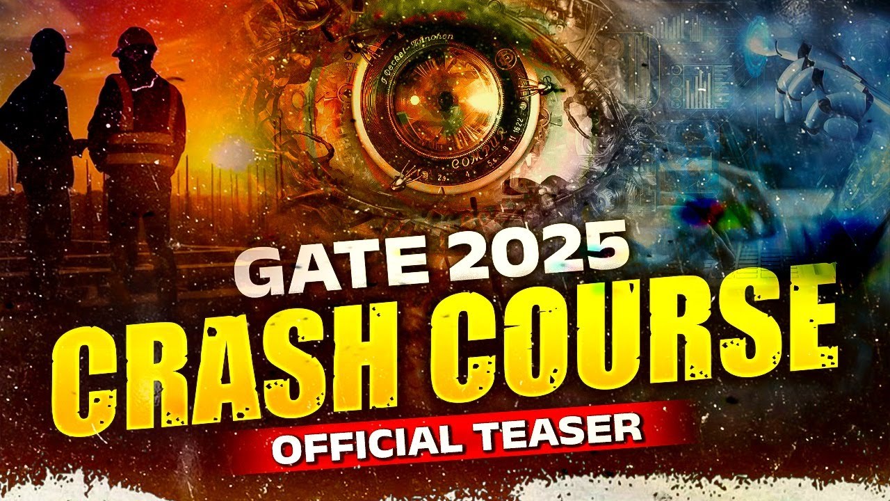 GATE 2025 Crash Course Official Trailer | GATE 2025 Crash Course - YouTube