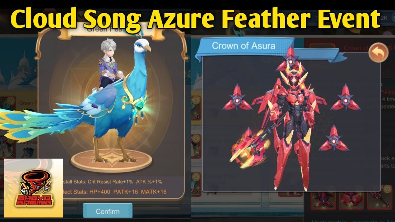 Azure Feather Event - Cloud Song Saga Of Skywalkers - YouTube