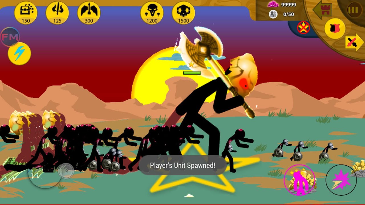 Stick War | Giant boss summons the undead to level the opponent - YouTube