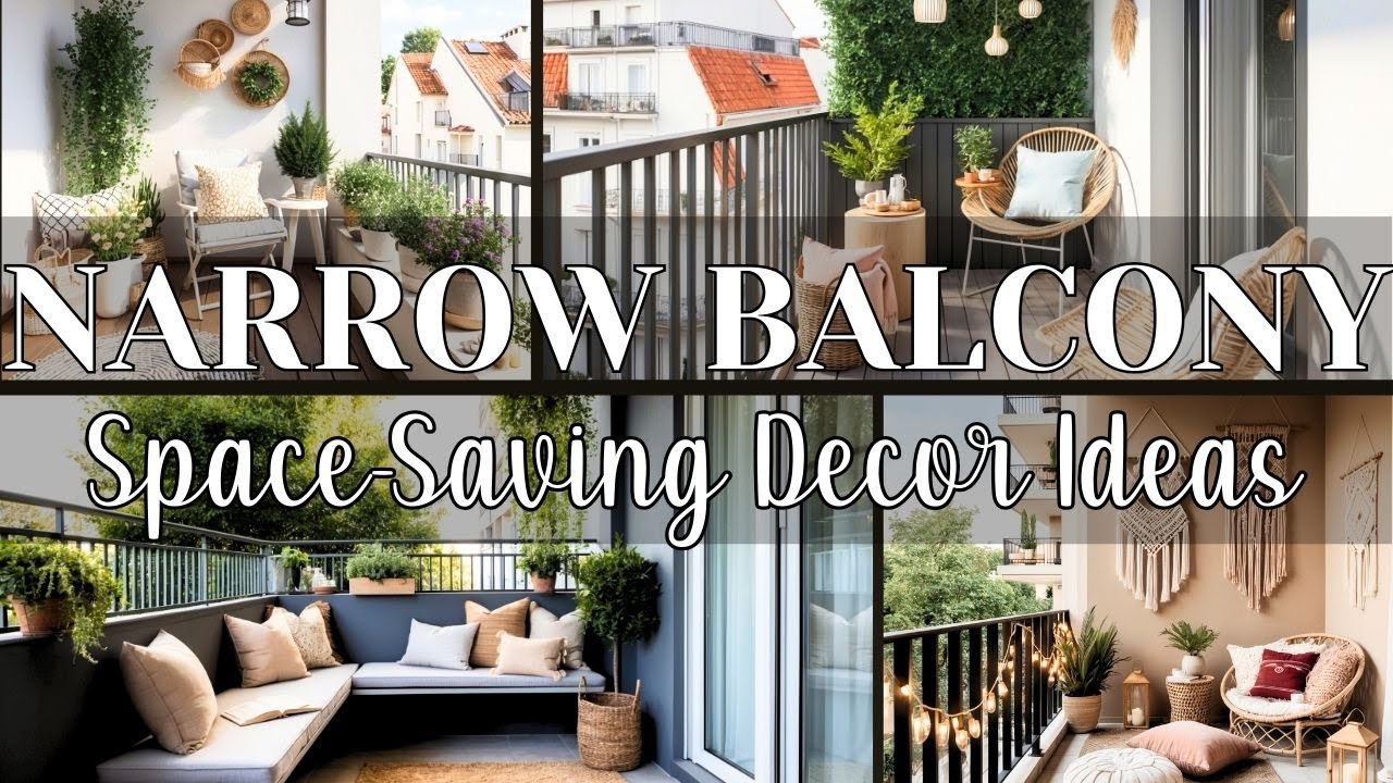 Transform That Awkward Narrow Balcony | Decor Ideas That Work - YouTube