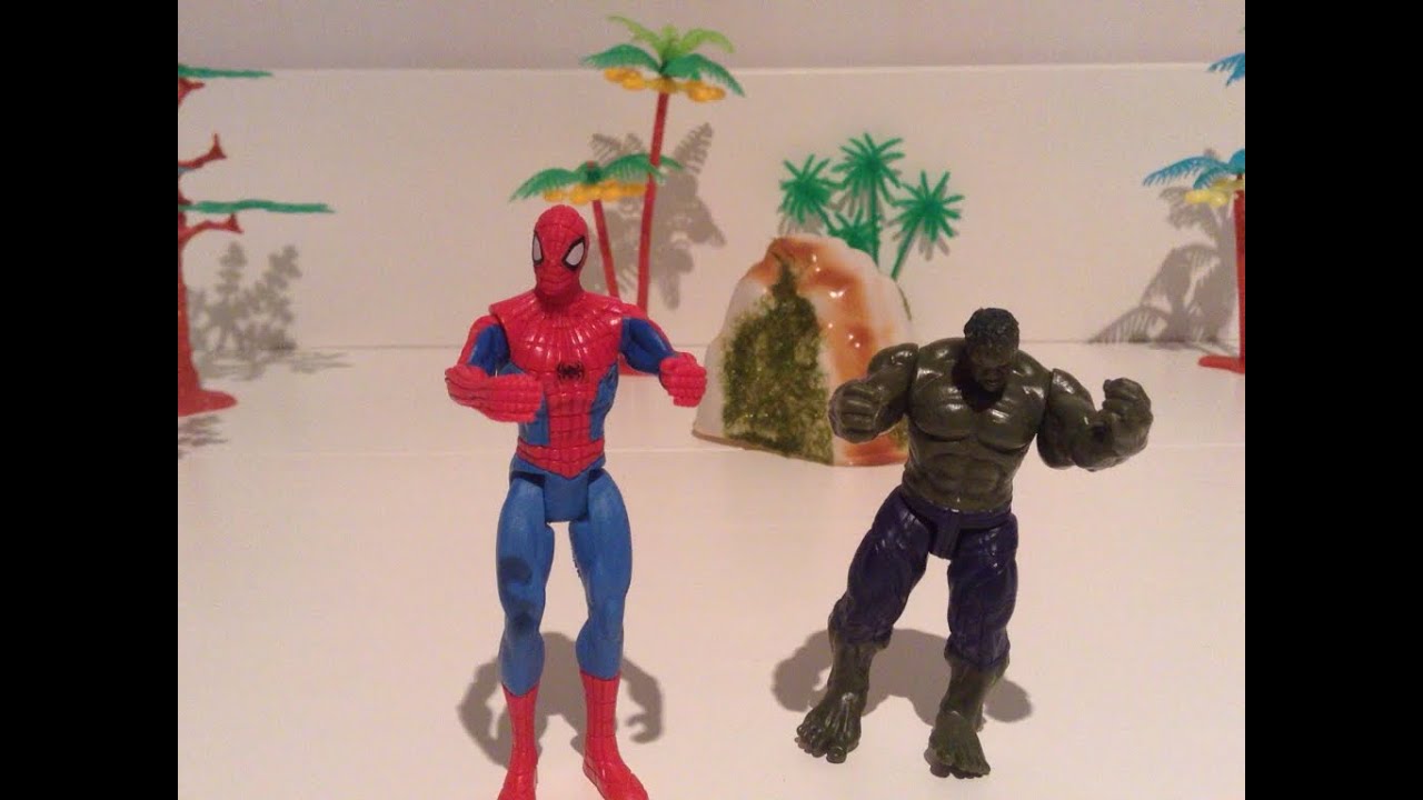 Spider-man vs. The incredible Hulk, a great fight! - YouTube