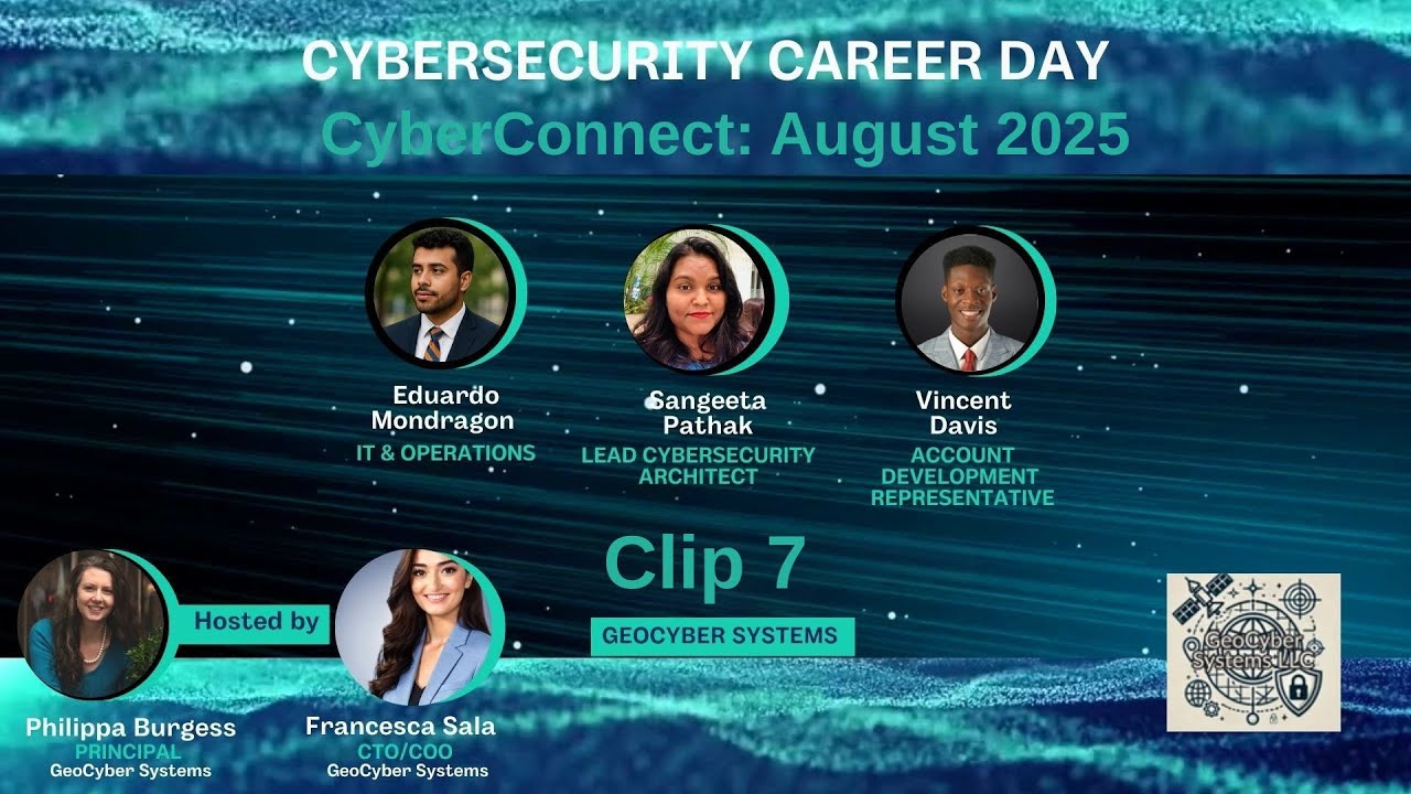 CyberConnect August - Panel 2: Rising Professionals in Cybersecurity ...