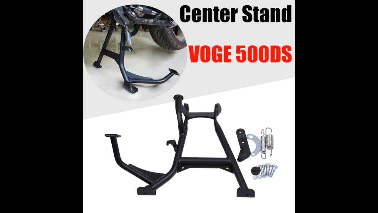 Installing a center stand on VOGE 500DS EURO4 - YouTube