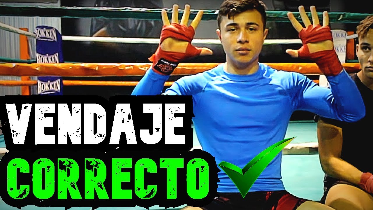 Como vendarse de forma CORRECTA l Vendaje para BOXEO - YouTube