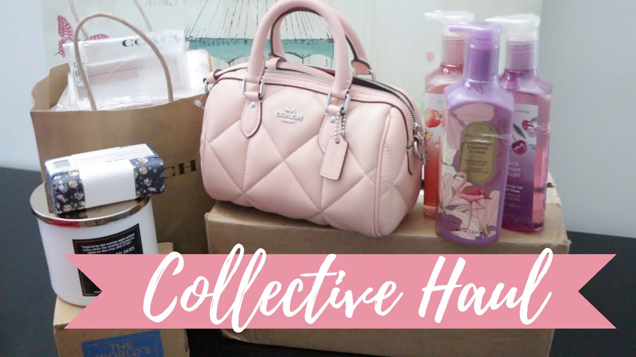 Collective Haul: Coach & Bath & Body Works Goodies - YouTube