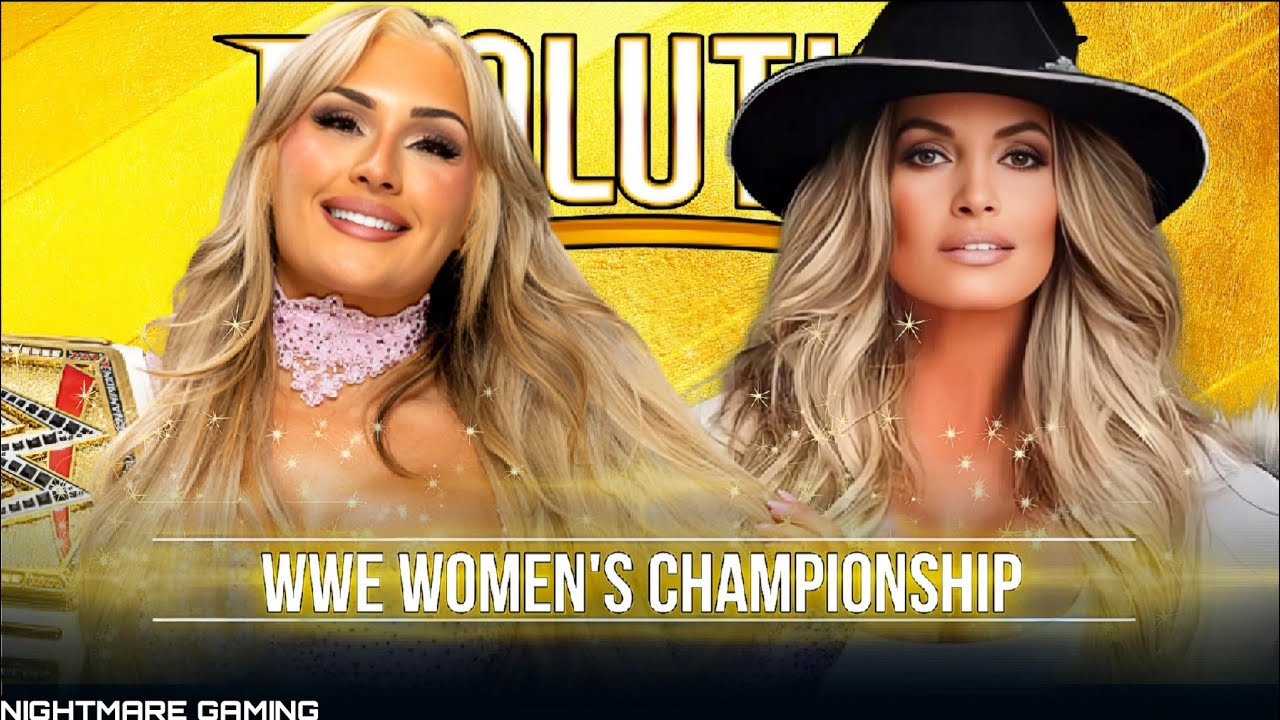 WWE 2K25 | Tiffany Stratton VS Trish Stratus - WWE Women's Championship ...