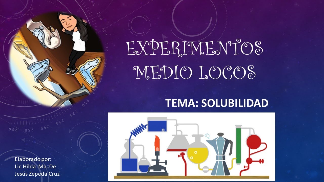 Experimento De Solubilidad Youtube