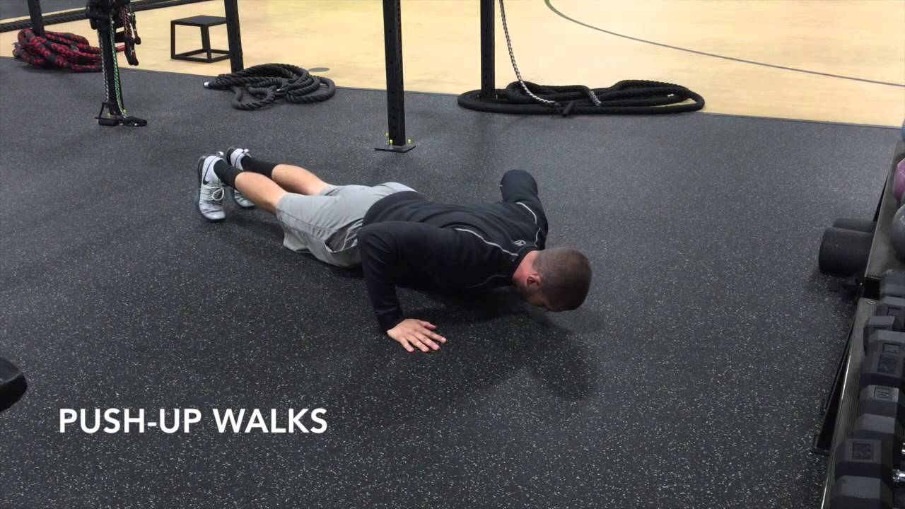 Push Up Walks - YouTube