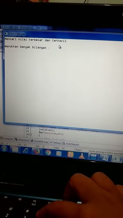 PROGRAM C++ MENCARI NILAI TERBESAR DAN TERKECIL - YouTube