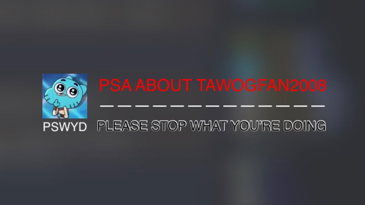 PSA About @PeanutsFan50: Please Stop What You’re Doing - YouTube