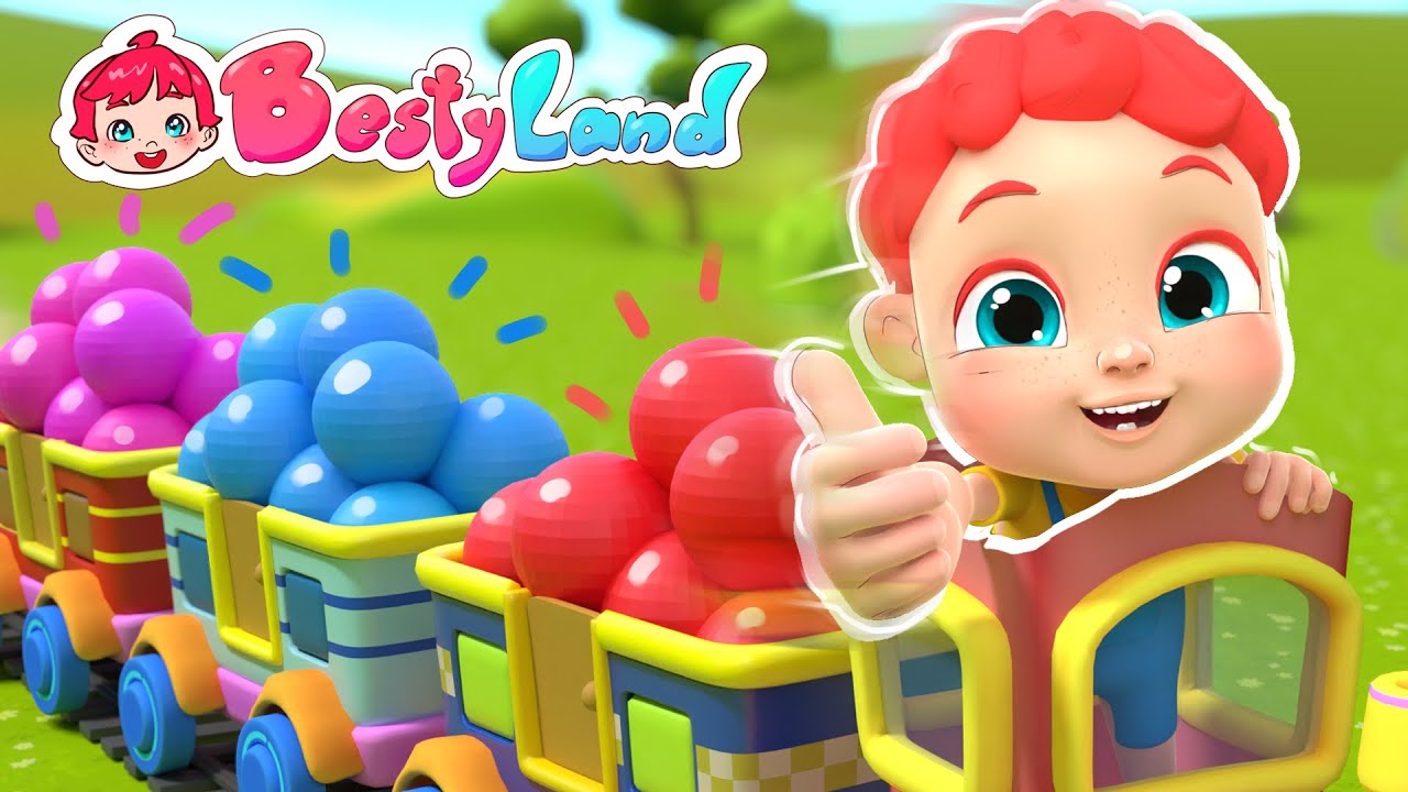 Color Train Song | Kids Songs & Nursery Rhymes by Besty Land - YouTube