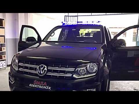 Volkswagen Amarok Tepe Lambası ve Siren Çakar Sistemi🚨 🚔 🚨 🚔