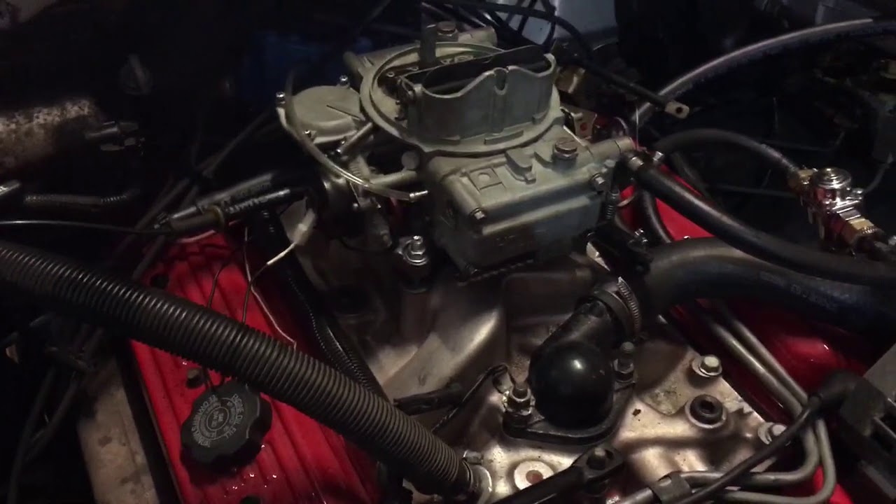 91 Chevy Caprice carb swap - YouTube