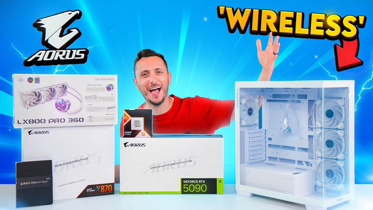 Building a 'Wireless' Gaming PC ft Aorus Stealth - YouTube