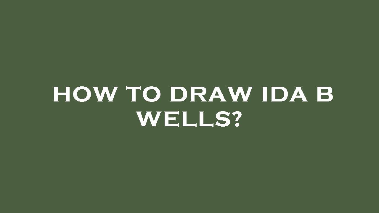 How to draw ida b wells? - YouTube