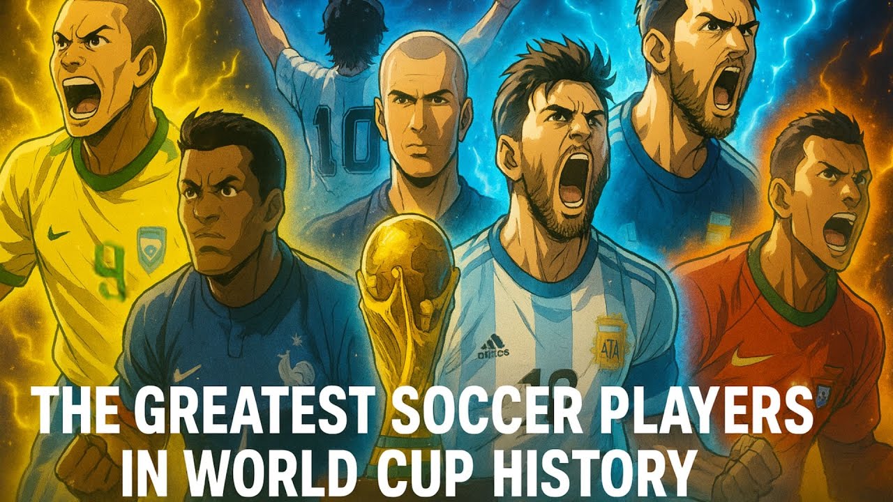 The Greatest Soccer Players in World Cup History Ranked by AI - YouTube