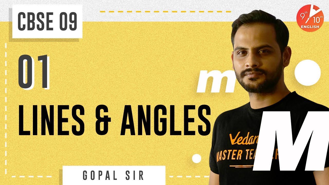 Lines and Angles L-1 | Intro, Basic Terms & Definitions and Pairs of Angles | CBSE 9 Maths ...