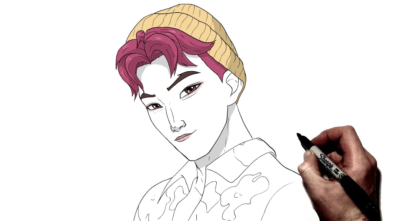 How to Draw Abby Saja | Step By Step | KPop Demon Hunters - YouTube