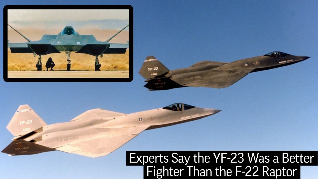 Some Experts Say the YF-23 Was a Better Fighter Than the F-22 Raptor #f22raptor #f23 #usairforce ...