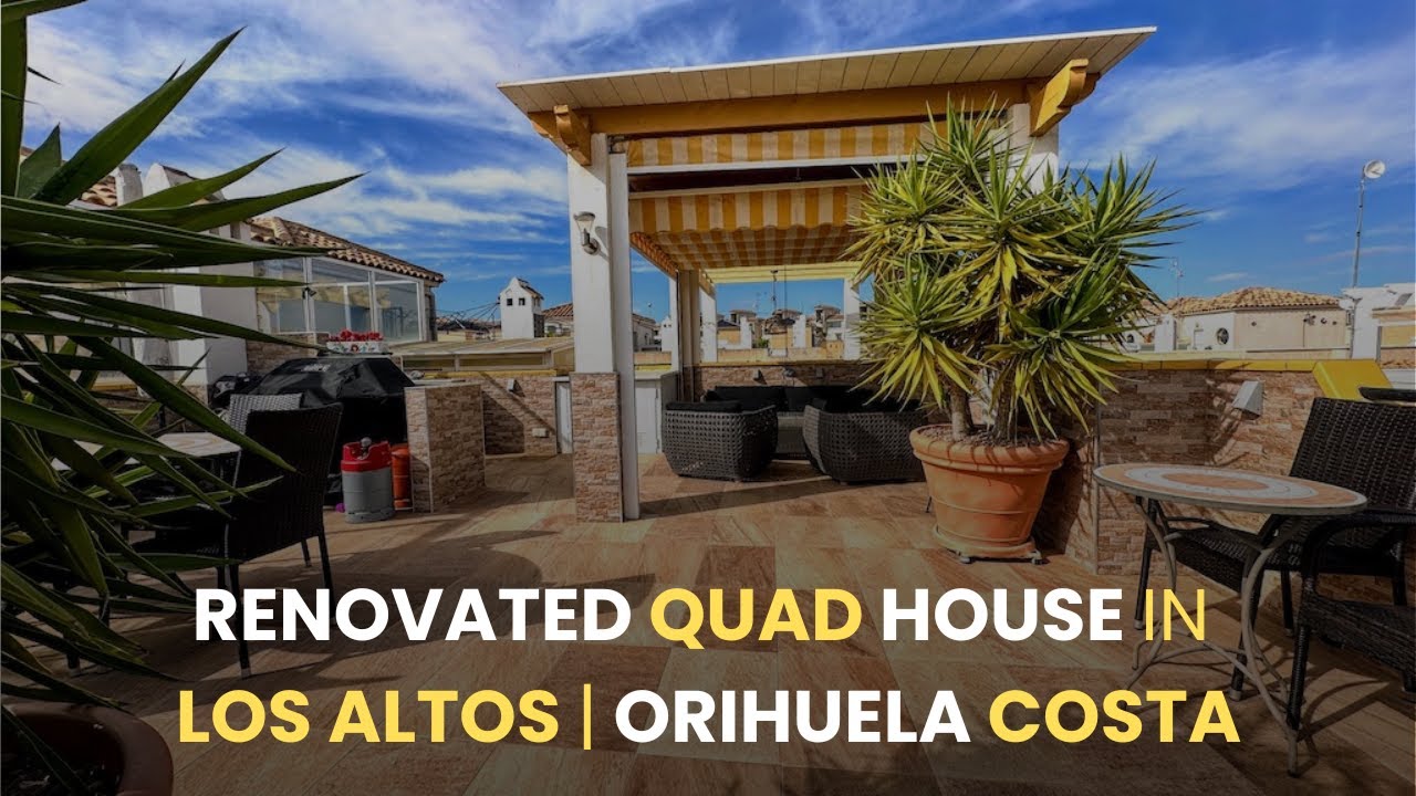 RENOVATED 2-BED QUAD HOUSE IN LOS ALTOS | ORIHUELA COSTA - YouTube
